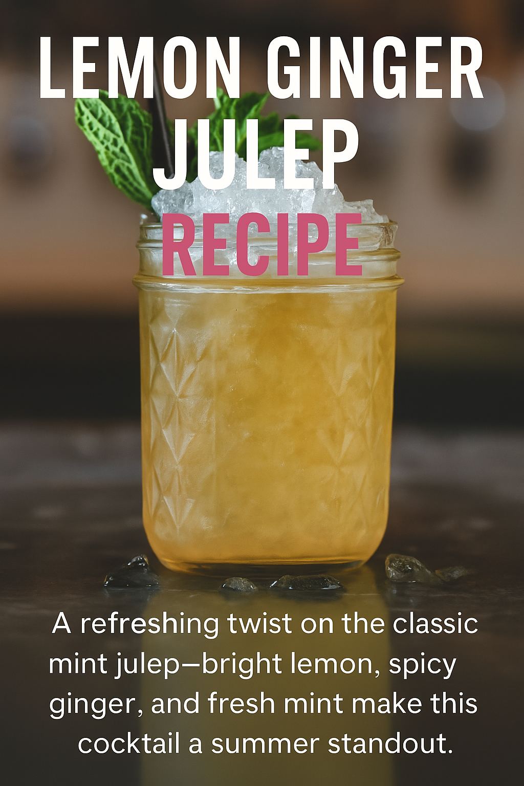 Lemon Ginger Julep Recipe
