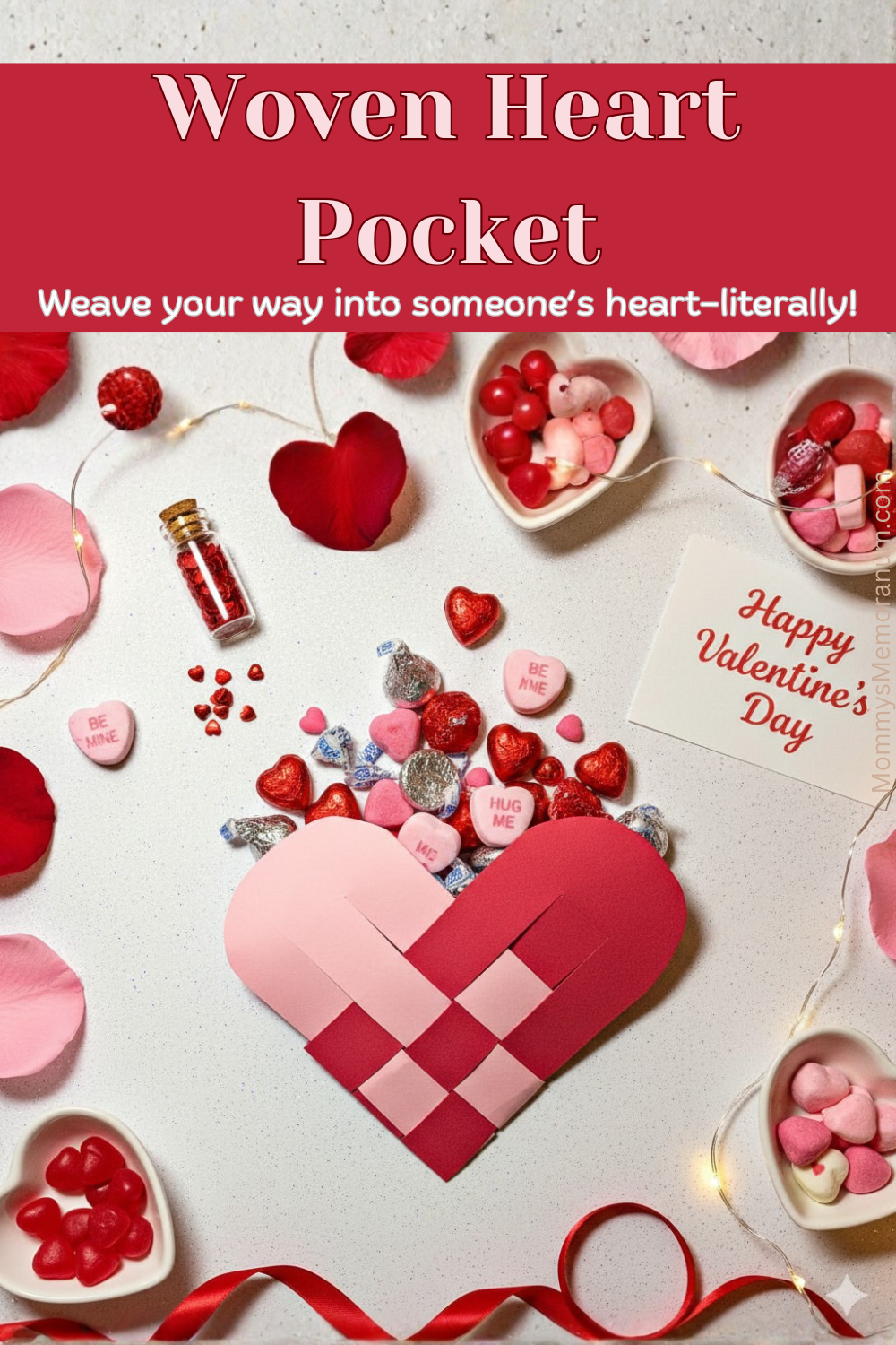 Woven Heart Basket Craft | Easy DIY Valentine’s Day Tutorial