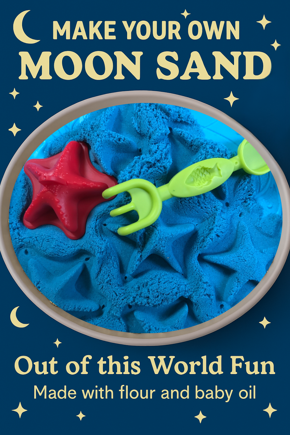 How to Make Moon Sand with 2 Ingredients