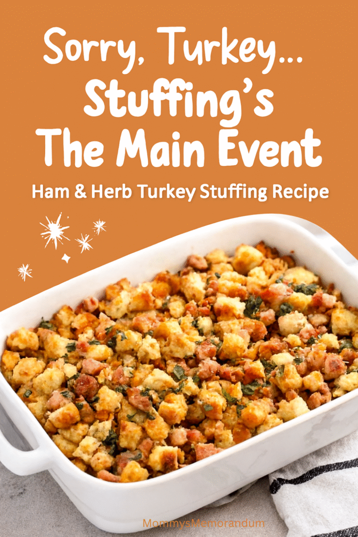 Ham & Herb Turkey Stuffing Recipe | Easy Homemade Side Dish