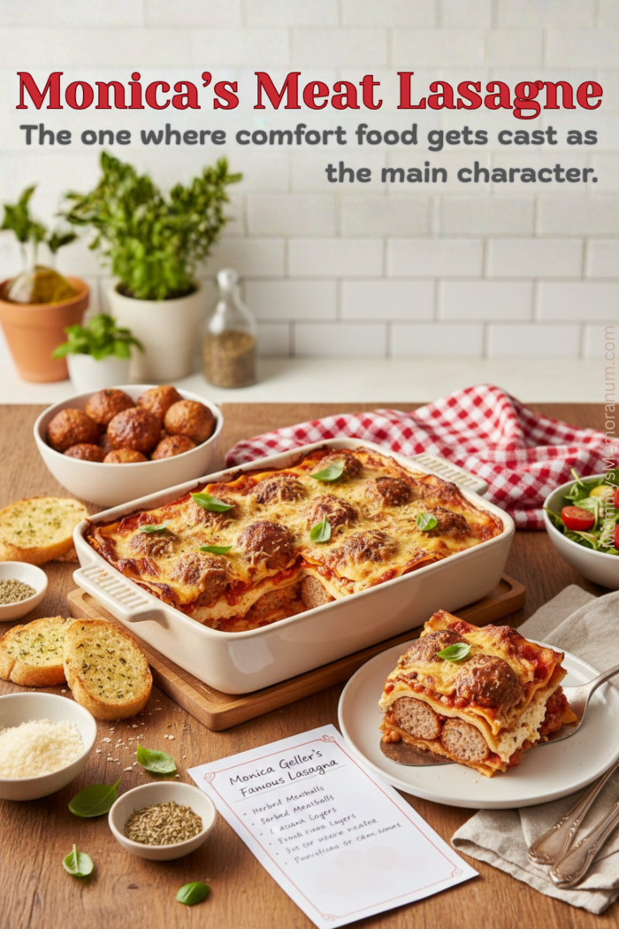 Monica’s Meat Lasagna – Friends-Inspired Comfort Food Recipe